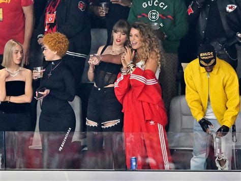 Taylor Swift Cheers On Boyfriend Travis Kelce At Super Bowl