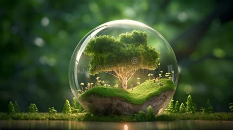 Renewable Energy Background With Green Energy Green Energy Concept Illustrating Renewable And