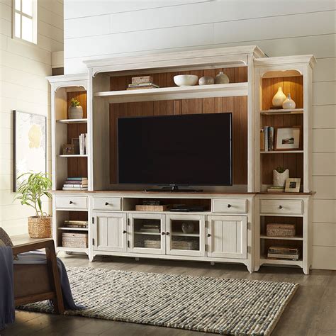 Farmhouse Reimagined Liberty Entertainment Center Seigermans Furniture