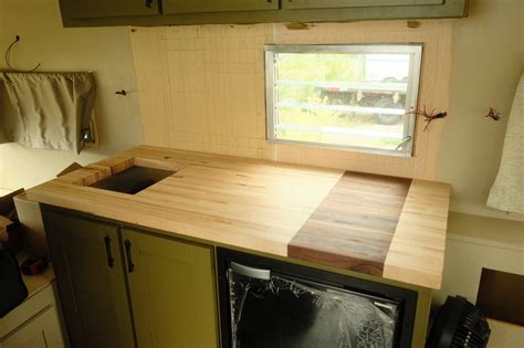 Vintage Camping Trailer Kitchen Remodel 1960s Camper Interior