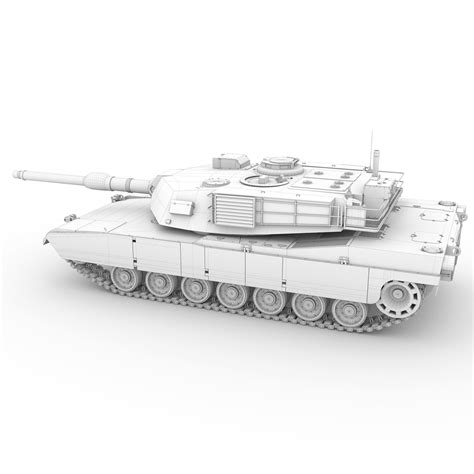 Abrams A1 Main Battle Tank Obj