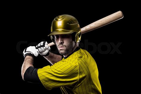 Baseball Player Stock Image Colourbox