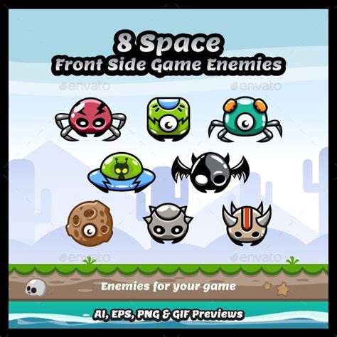 Enemies Sprite Game Assets From Graphicriver