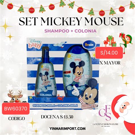 Set Mickey Mouse Col Shampoo Tienda Yinmarimport