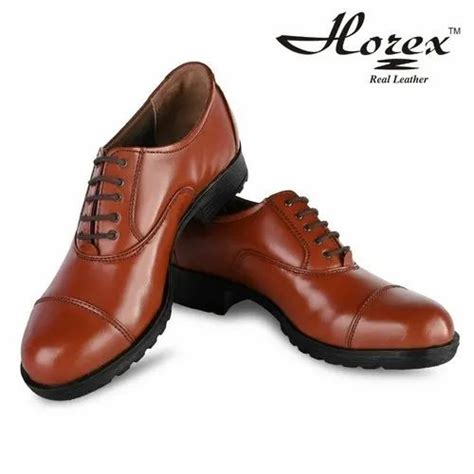 Brown Genuine Leather Horex Womens Police Shoes At ₹ 2499pair In Agra
