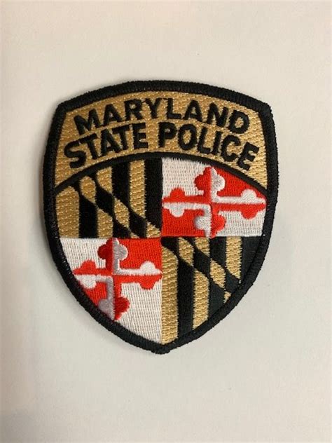Msp Anniversary Patch Maryland Troopers Association