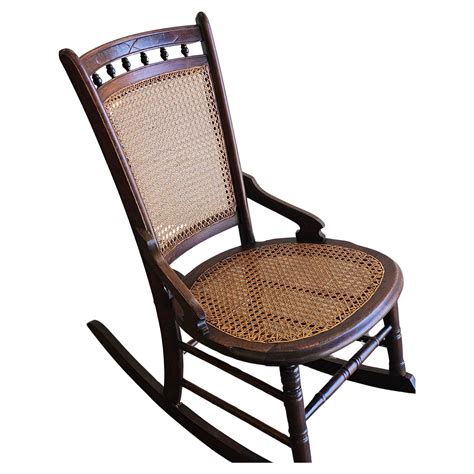Antique Rocking Chair English Walnut Armchair Rocker Victorian