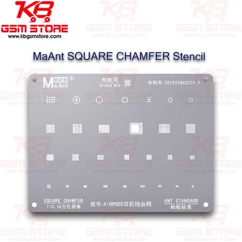 Kb Gsm Store Maant Square Bga Ic Stencil For Airpods