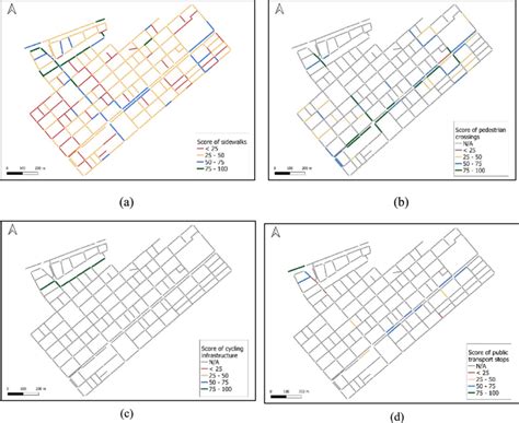 Infrastructure Accessibility Index Per Road Section And Infrastructure