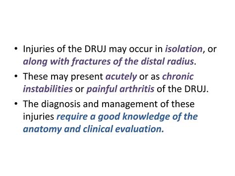 Distal Radioulnar Joint Druj Injuries Pptx