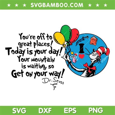 Today Is Your Day Get On Your Way Svg Png