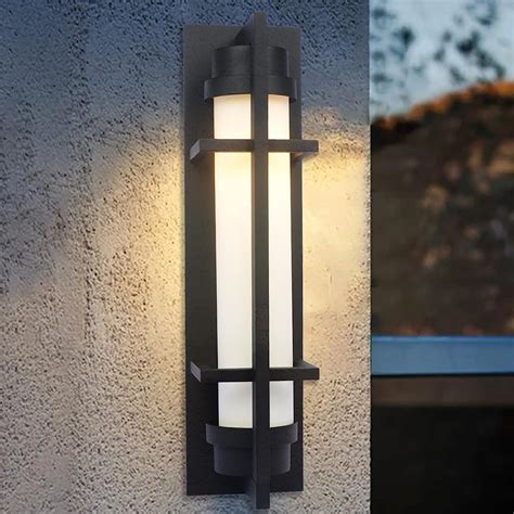 Cerdeco Outdoor Wall Sconce Lights Aluminum Exterior Light Fixture