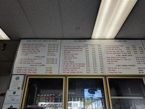 Menu At Hong Lan Food To Go Restaurant Westminster