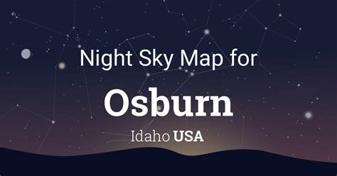 Night Sky Map And Planets Visible Tonight In Osburn