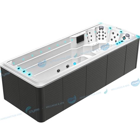 Joyee 6 8 Persons Outdoor Luxury Hydro Massage Pool Endless Swimming Pool