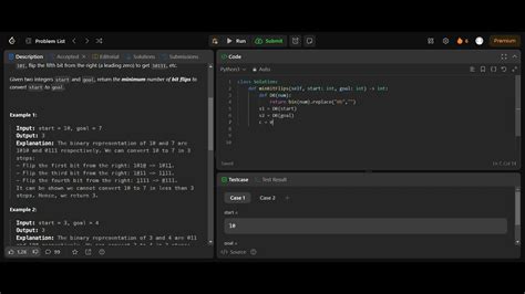 leetcode 2220 minimum bit flips to convert number youtube