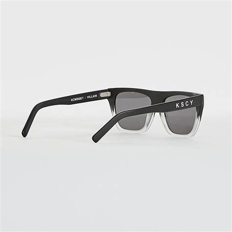 Villain Acetate Sunglasses Black Gradient Kscy
