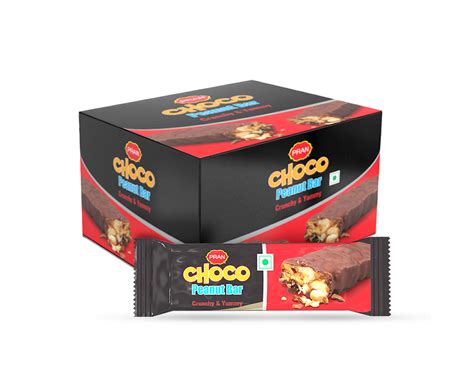 Chocolate And Candies Pran Choco Peanut Bar Crunchy And Yummy 25gm