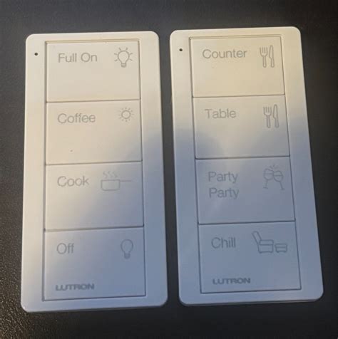Lutron Pico Wireless 4 Button Custom Scene Engraved Buttons With Your
