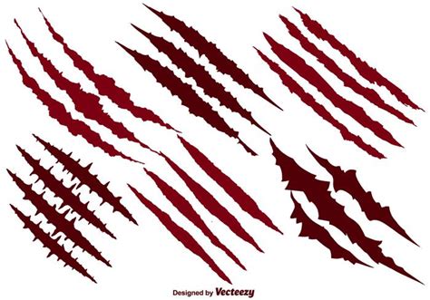 Vector Set Of Scratch Marks 143010 Vector Art At Vecteezy