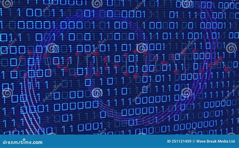 Animation Of Binary Code And Dna On Navy Background Stock Video Video