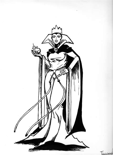 Evil Queen Snow White Drawing The Evil Queen Grimhilde In Kavi Hs