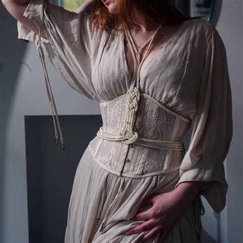 Aiko Shibari Harness Orchid Corsetry