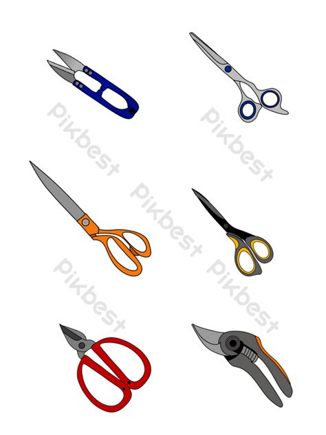 A Set Of Scissors Simple Design Png Images Psd Free Download Pikbest