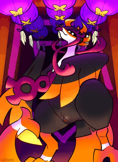 Rule 34 Beak Black Body Blush Body Blush Catjam Artist Female Feral Feral Only Fezandipiti