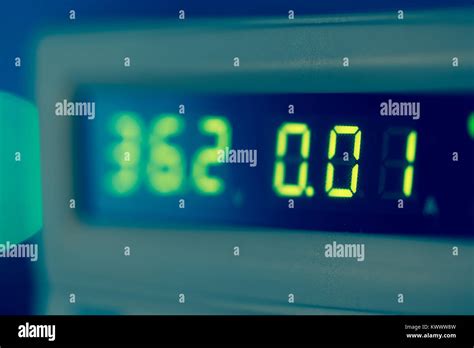 Display Of Electronic Measuring Instrument Stock Photo Alamy