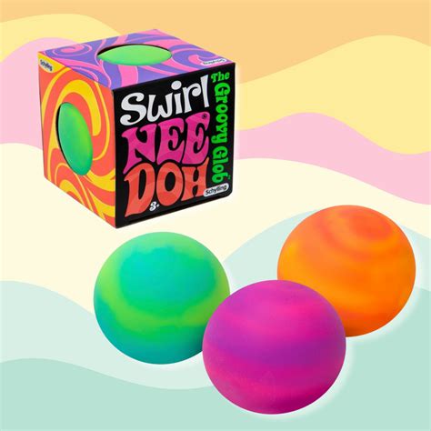 Needoh Stress Ball Squishy Sensory Fidget Toy For Mindful Fun The