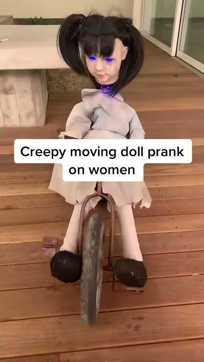 Creepy Moving Doll Prank On Women Shorts Youtube