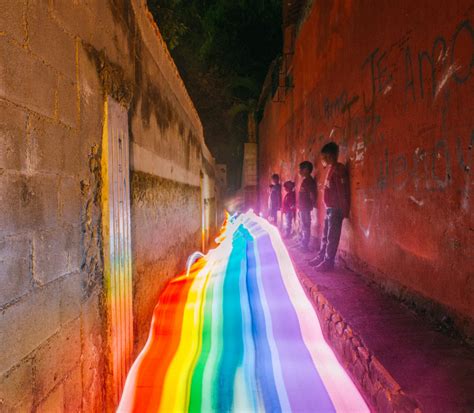 A Rainbow Runs Through It Colourful Camera Tricks In Pictures