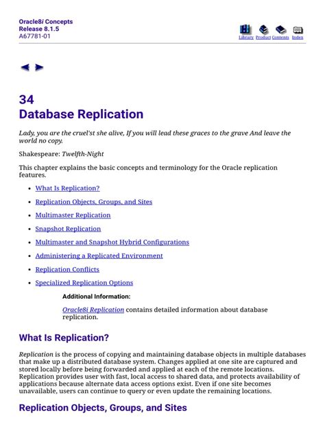 Database Replication Pdf Replication Computing Oracle Database