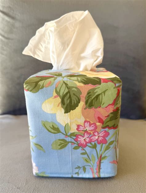 Easy Diy Tissue Box Cover Reversible Or Single Fabric Easy Things