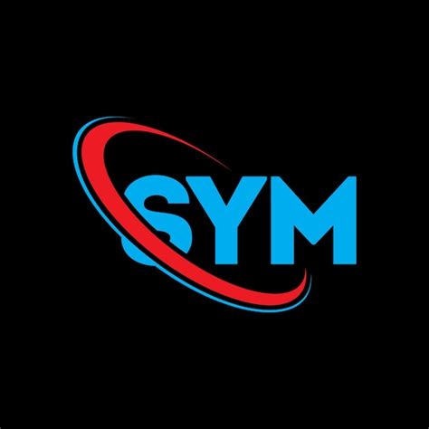 El Logotipo Sym La Letra Sym El Diseño Del Logotipo De La Carta Sym