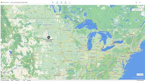 Pierre South Dakota Map