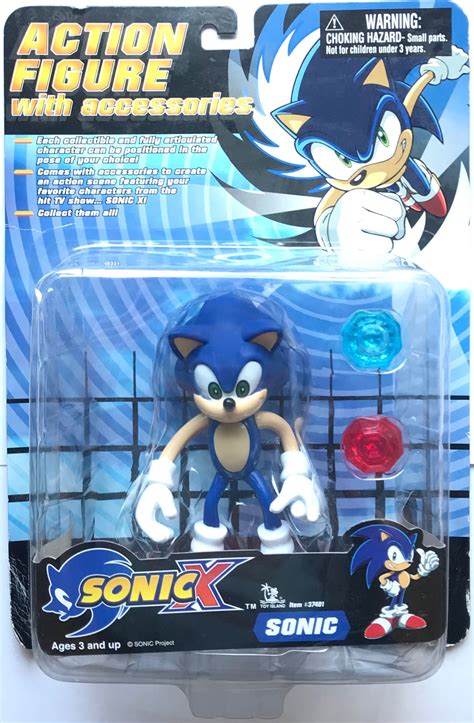 Toy Island Sonic X Sonic Action Figure With Accessories Cam Arts