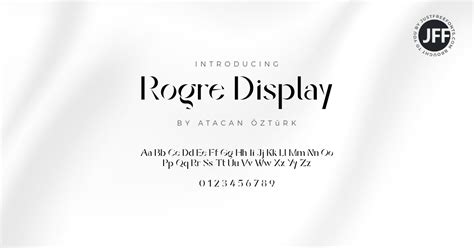 Rogre Display Font Download Free