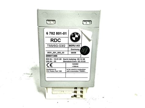 Bmw Oem Tire Pressure Control Unit Tpms Rdc Module 678280101 For Sale