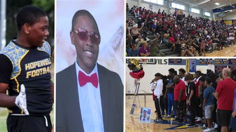 Vigil For Hopewell Football Player Shows Outpouring Of Love Pastor Says