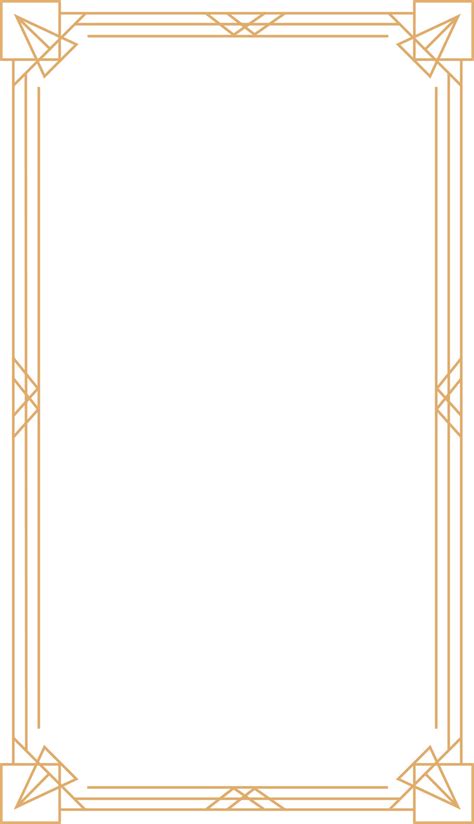 Art Deco Frame Element 24112780 Vector Art At Vecteezy