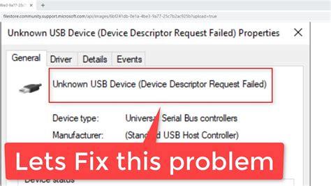 How To Fix Unknown Usb Device Descriptor Request Failed Windows 11 Dibujos Cute Para Imprimir