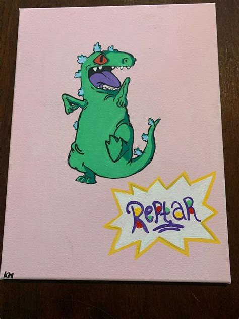 Rugrats Reptar Art Painting 2074599674