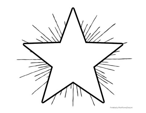 Printable Star Coloring Pages [2025]