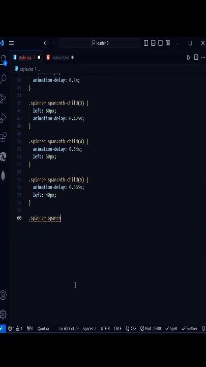 😀 How To Create New Animation Loader 8 Coding Css Htmlcss Code