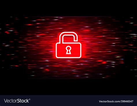 Abstract Technology Binary Code Red Background Vector Image