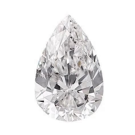 White 2 Carat Pear Cut Ghi Vs Lab Grown Solitaire Diamond At ₹ 9006