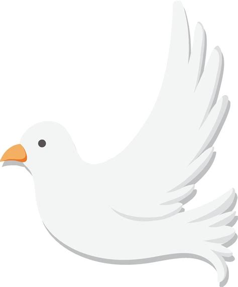White Dove Bird Isolated 11132469 Vector Art At Vecteezy