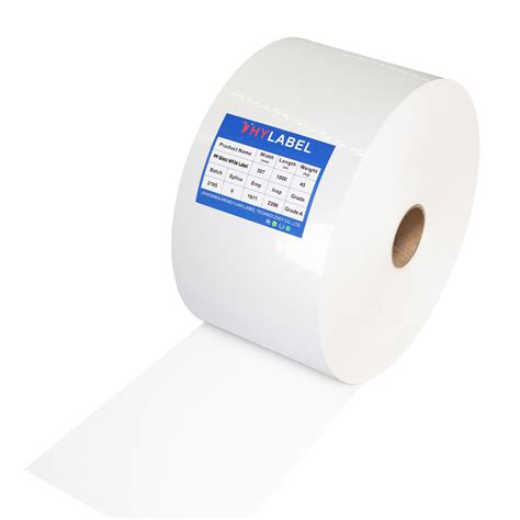 60um Glossy Polypropylene White Film Label From China Manufacturer